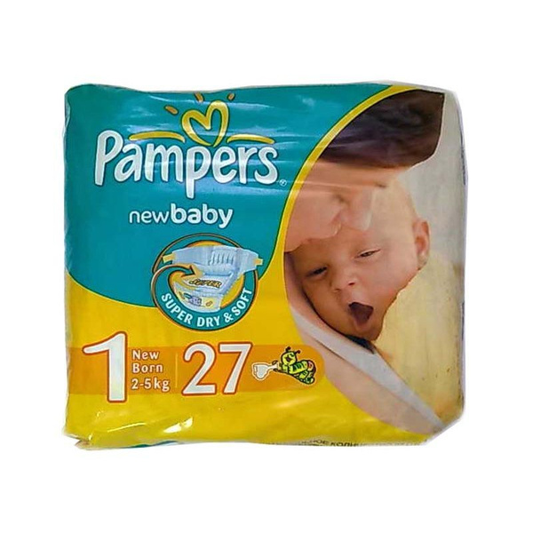 Pampers (Памперс) подгузники New Baby-Dry 1 (2-5 кг) N27 - купить с ...