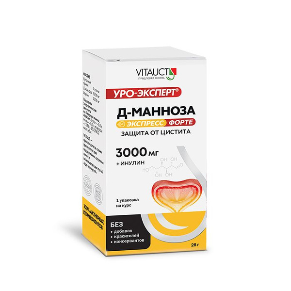 Д-МАННОЗА Экспресс Форте, Витаукт, 3000 мг. - купить с доставкой по ...
