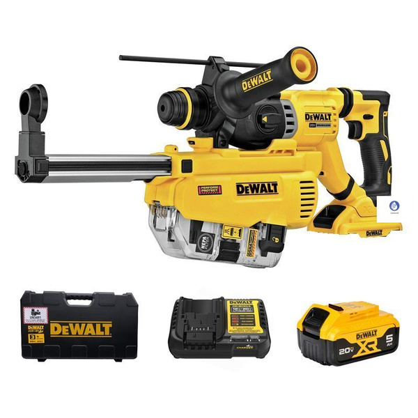 DEWALT DCH263 20V Бесщеточный зарядный перфоратор DWH205DH Пылесборник ...