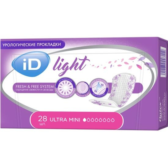 iD Прокладки Урологические Light Ultra mini, 28 шт купить на OZON по ...