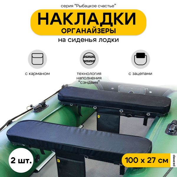 Накладки на сиденья лодки пвх, мягкие накладки на банки купить на OZON ...