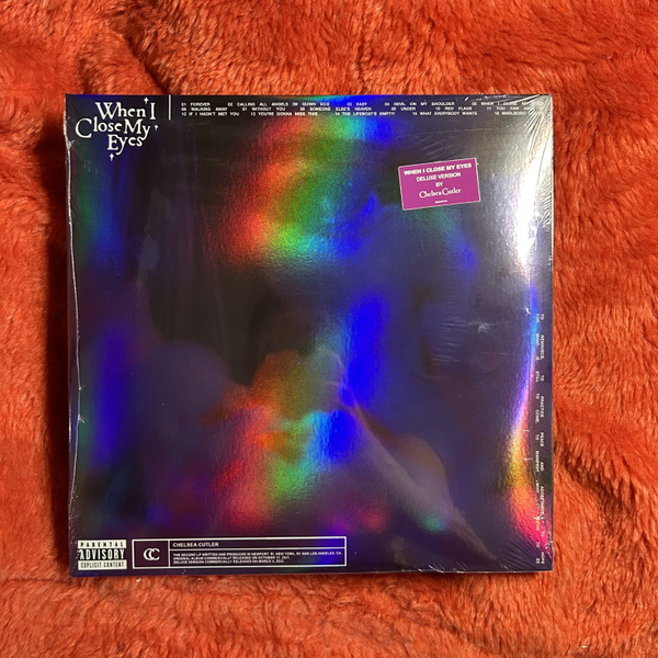 Прозрачный делюкс-винил Chelsea Cutler - When I Close My Eyes 2 LP ...
