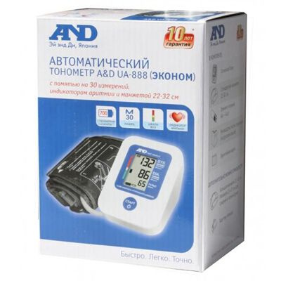 Тонометр AND UA-888 Эконом автомат AND - купить с доставкой по выгодным ...