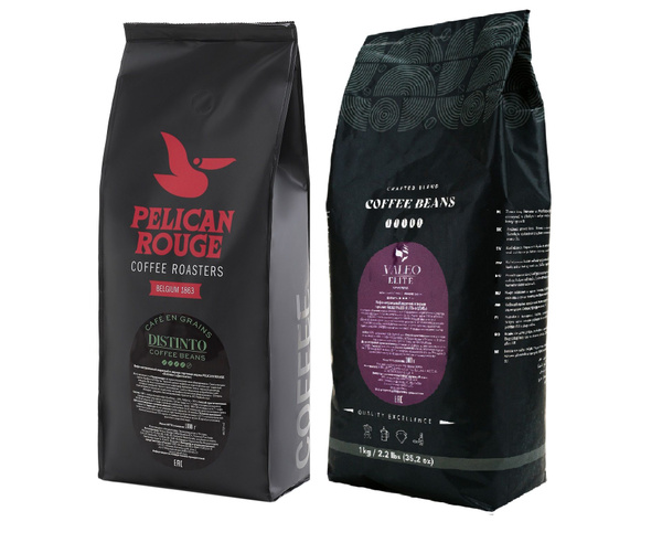 ВЫГОДНЫЙ НАБОР № 14: Кофе в зернах PELICAN ROUGE "DISTINTO" и VALEO ...