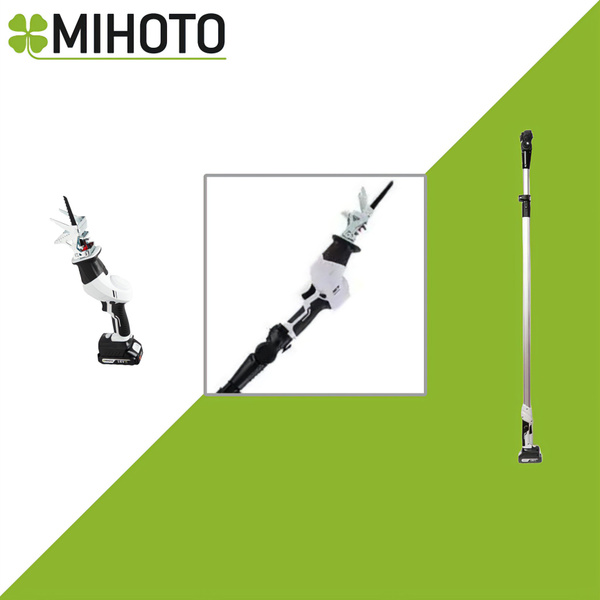 Аккумуляторная сабельная пила-высоторез Mihoto MSSA1801S5 со штангой ...