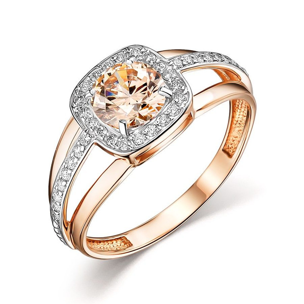 ALEVIO Кольцо Золото красное 585 пробы купить на OZON по низкой цене ...