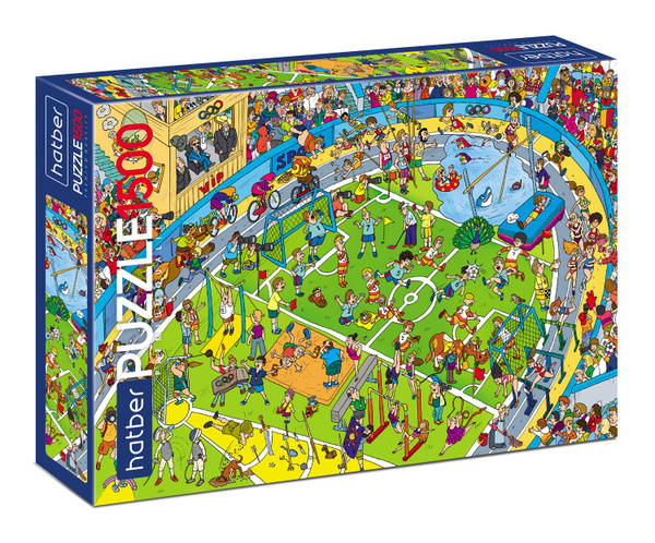 Пазлы Hatber Premium 1500 элементов 830х580мм -На стадионе- - купить с доставкой по выгодным ...
