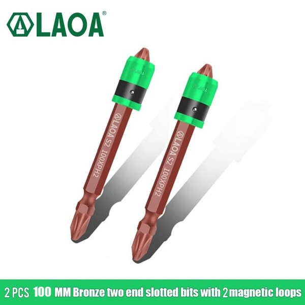 LAOA 4 предмета (2 магнитное кольцо S2 1/4 дюйма и 2 отвертка 100 мм), электрическая отвертка и ...
