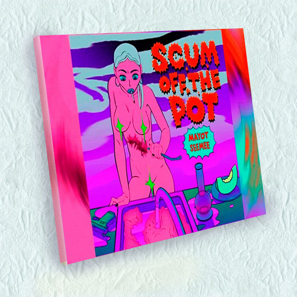 Картина на холсте Mayot моет майот Scum Off the Pot (2) купить c доставкой на OZON по низкой ...