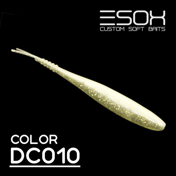 Мягкая силиконовая приманка слаг на судака Esox Фурия Фурия 7" (180мм) 3шт. цвет (DC010 ...