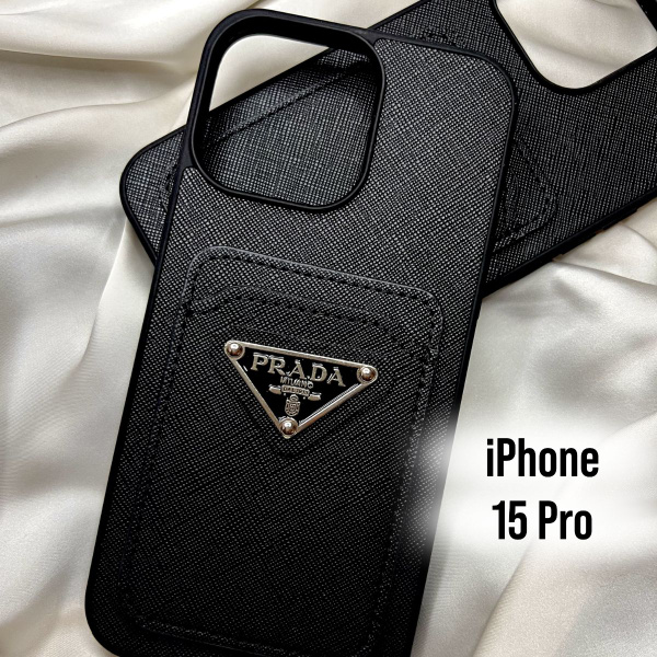 Чехол на Айфон 15 Про (iPhone 15 Pro) PRADA с карманом арт 036 купить на OZON по низкой цене ...