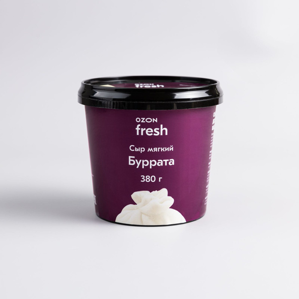 Сыр мягкий Буррата Ozon fresh, 50%, 380 г - купить с доставкой по выгодным ценам в интернет ...