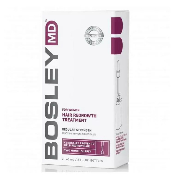 Bosley For Women Hair Regrowth 2% Dropper Усилитель роста волос для ...