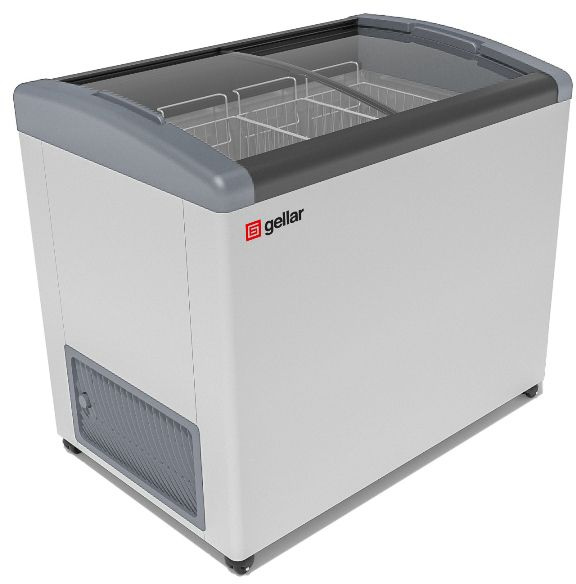 Морозильный ларь Gellar FG 350 E (FG 300 E) серый по низкой цене ...