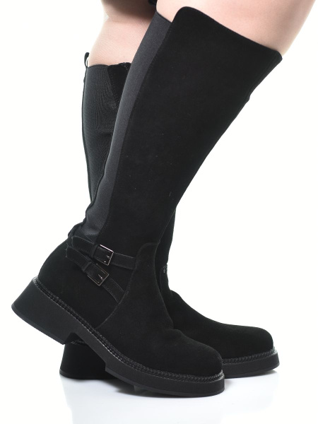 Сапоги Женский Ascalini, размер 41 черный Зима 7 Стандартный низкий (до 4 см) Россия купить c ...