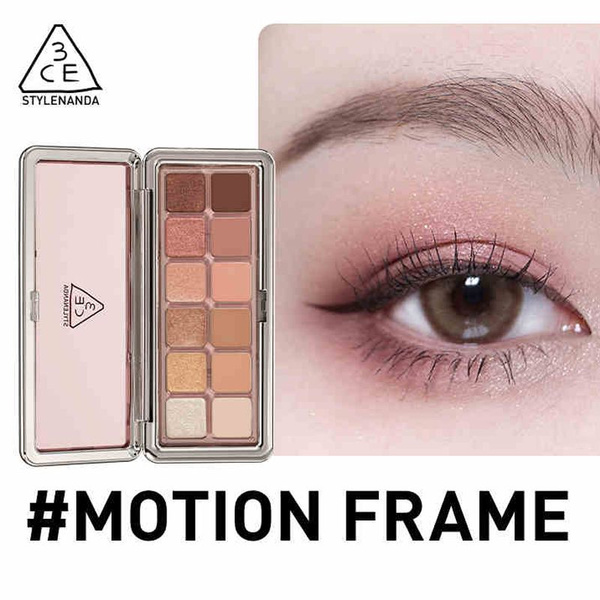 3CE STYLENANDA Тени для глаз, модифицирующие глаза, 12 оттенков, #MOTION FRAME, 8.1g. - купить с ...