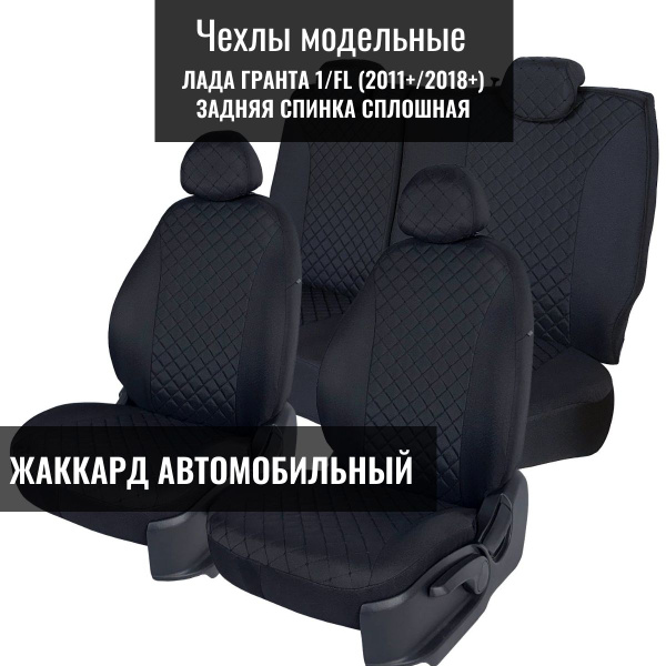 Модельные авточехлы для LADA GRANTA / ЛАДА ГРАНТА 1/FL (2011+ /2018 ...