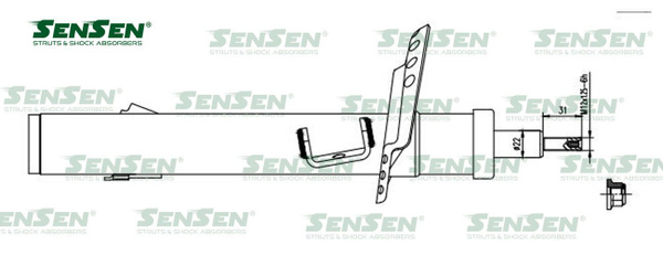 Аморт.перед.лев.газVolvoV70III/S80II - купить по доступным ценам в ...