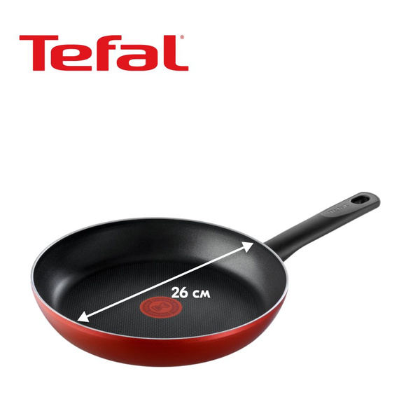 Сковорода Tefal Для электрических плит Pure Red Алюминий_В новом ...