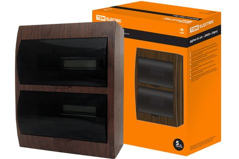 Щит распределительный навесной ЩРН-П-24 модуля IP40 "Эко" (бук) TDM SQ0901-0025 - купить с ...