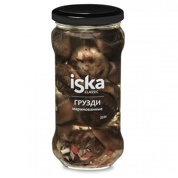 Грибы маринованные. Грузди ISKA 350г купить на OZON по низкой цене ...