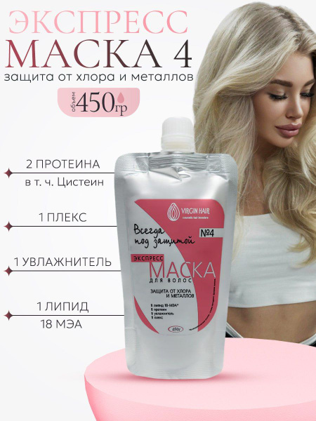 Metal detox. Метал Детокс Протеиновая защитная маска для волос Защита ...