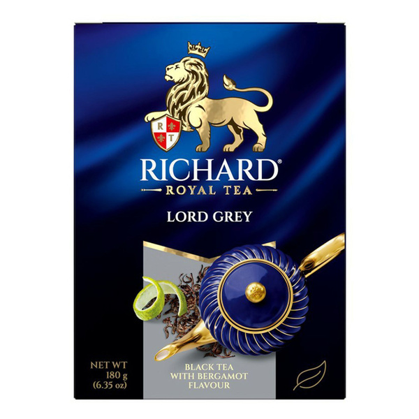 Чай черный Richard Lord Grey листовой 180 г - купить с доставкой по ...