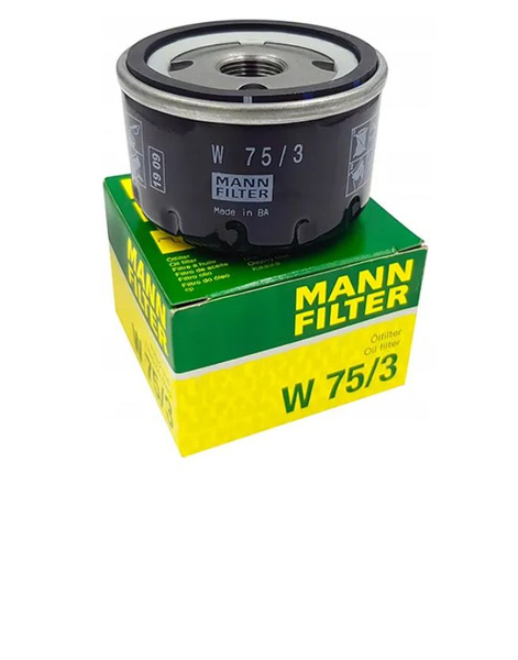 Фильтр масляный MANN FILTER Рено Логан 1, Логан 2, Дастер 2.0, Ларгус к4м, Ниссан Альмера G15 ...