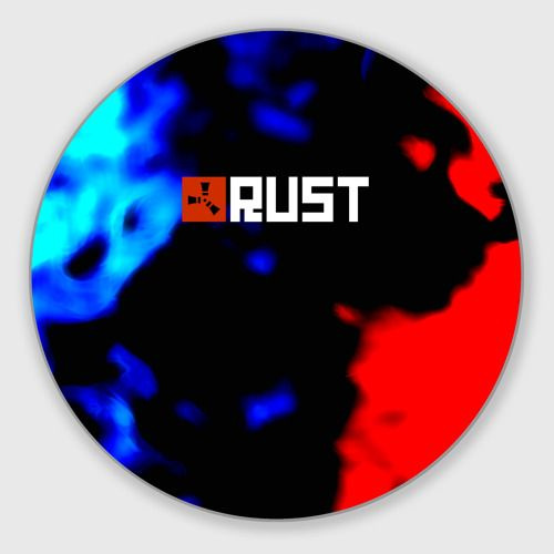 RUST flame битва огней КРУГЛЫЙ Коврик для мыши - купить с доставкой по ...
