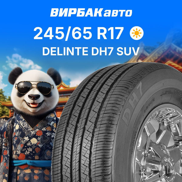 Delinte DH7 SUV Шины летние 245/65 R17 107H 6901532400136 (1660100305)