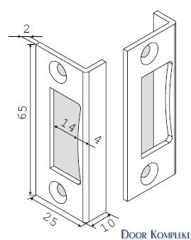 Studio Rondo/Arcos Угл. отв. пласт. притв. 24 мм (Аналог нерж. матовая ...