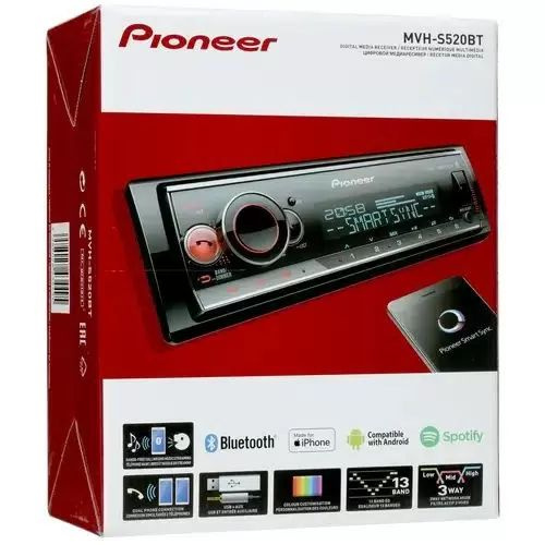 Автомагнитола Pioneer MVH-S520BT - купить с доставкой по выгодным ценам ...