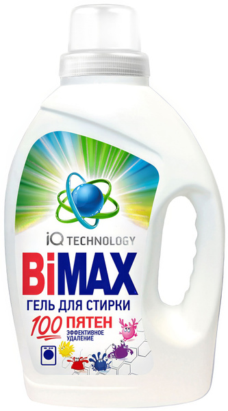 Гель BiMAX 100 пятен для стирки, 2.6 кг купить на OZON по низкой цене (1999192423)