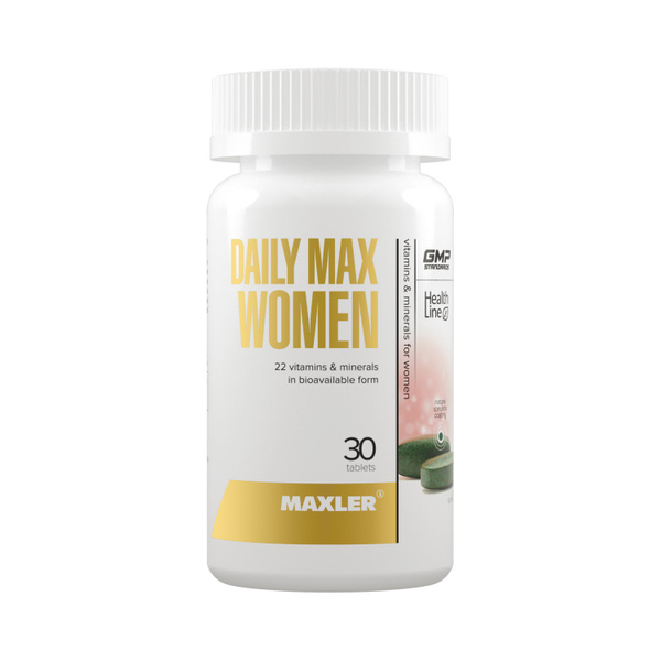 Витамины для женщин Maxler Daily Max Women 30 шт. (1 банка) купить на OZON по низкой цене ...