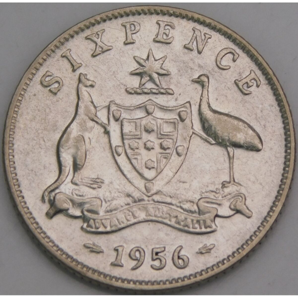 Австралия 6 пенсов 1956 КМ58 XF арт. 49357 купить на OZON по низкой цене (1720667648)