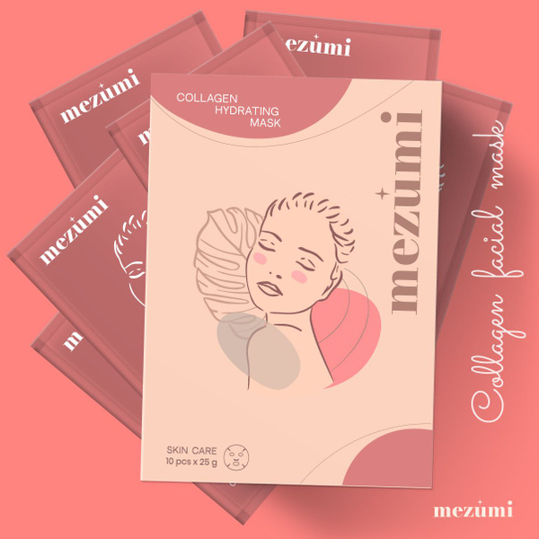 MEZUMI Маска для лица, тканевая, набор, 10шт купить на OZON по низкой ...