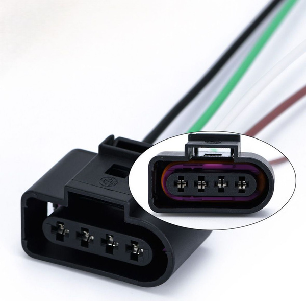 Разъем (фишка) 1j0973724 катушки зажигания с проводом 1 шт. VAG/ Audi ...