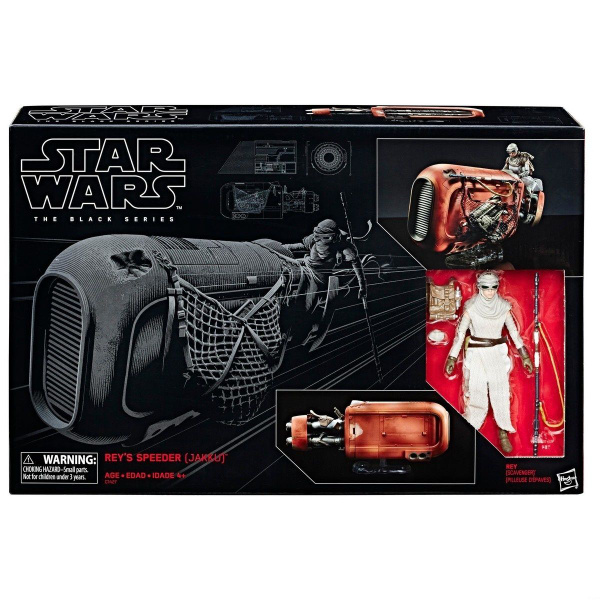 игрушки Hasbro фигурки Star Wars Black Series 1/12 Vehicle Rey and ...