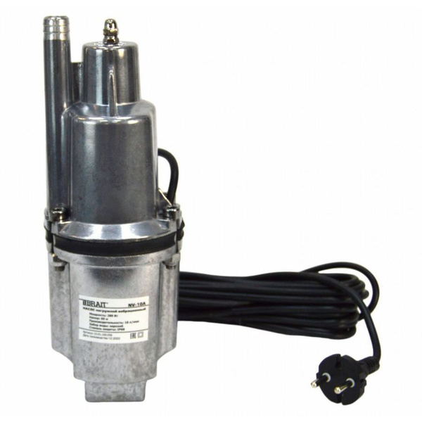 Насос погружной вибрационный BRAIT NV-10A (верхний забор) купить на OZON по низкой цене (1733001204)