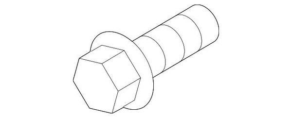 Болт крепежный автомобильный, 1 шт. купить по выгодной цене в интернет ...