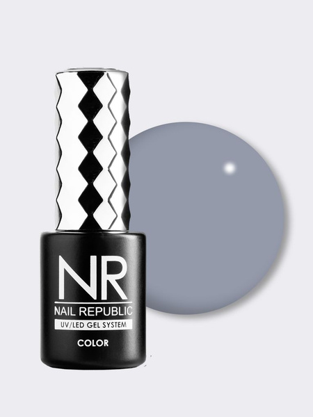 Гель-лак для ногтей Nail Republic №101, Грифельный, 10 мл купить на ...