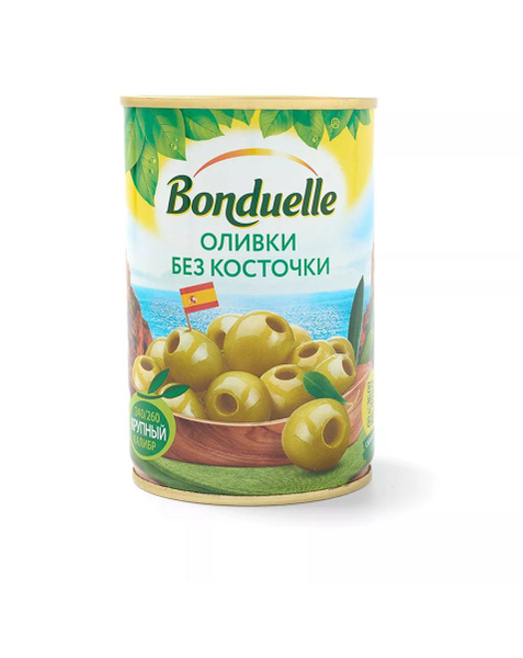 Оливки зеленые Bonduelle без косточки 300 г ж/б Испания купить на OZON по низкой цене (1749052708)