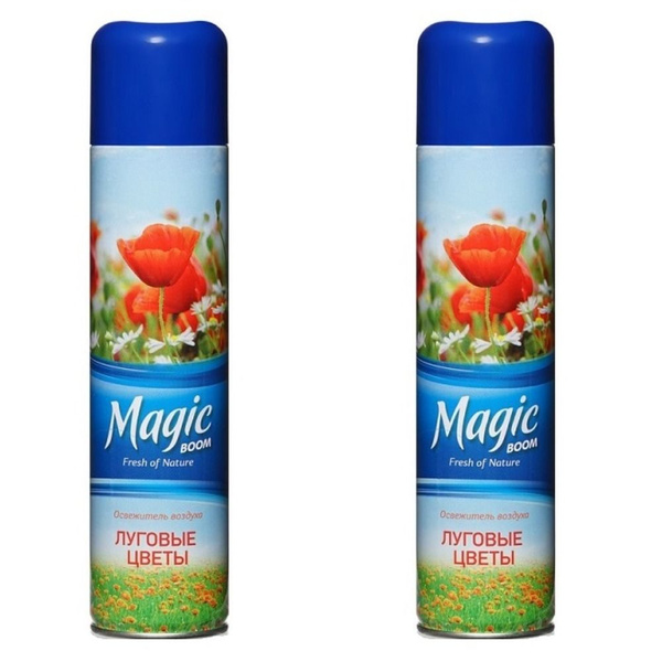 Magic Boom Освежитель воздуха Луговые цветы, 300 мл, 2 шт. купить на ...