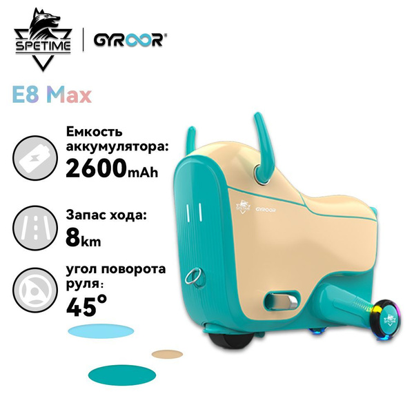 Spetime E8 Max поросенок Детский электромобиль купить на OZON по низкой цене (1743753602)