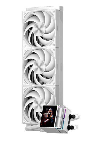 дисплей pccooler DS360 встроенный экран с водяным охлаждением, радиатор процессора, IPS ЖК-экран ...