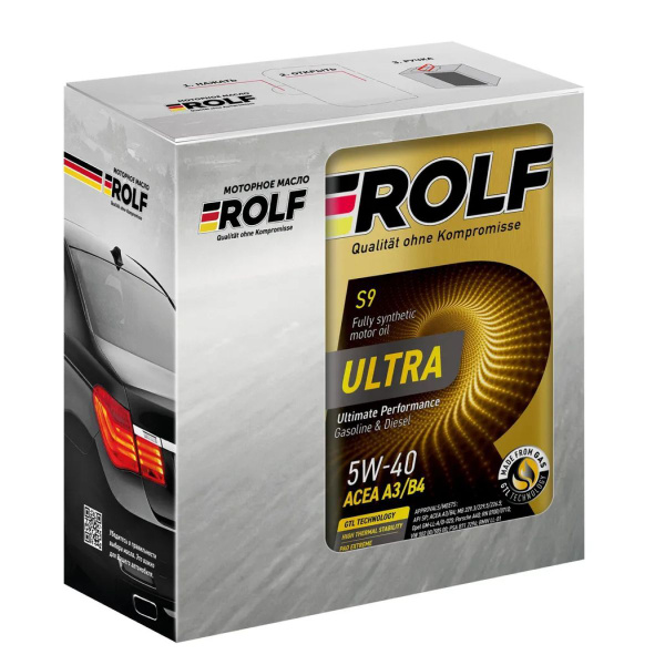 Масло моторное ROLF rolf 5W-40 Синтетическое 5 л 323144 купить c ...