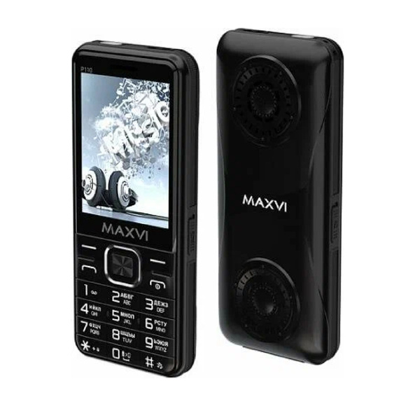 Maxvi Мобильный телефон P110, черный купить на OZON по низкой цене (1747964410)