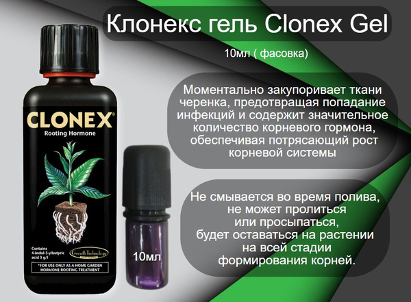 Клонекс гель Clonex Gel 10мл ( фасовка) купить на OZON по низкой цене (1754131105)