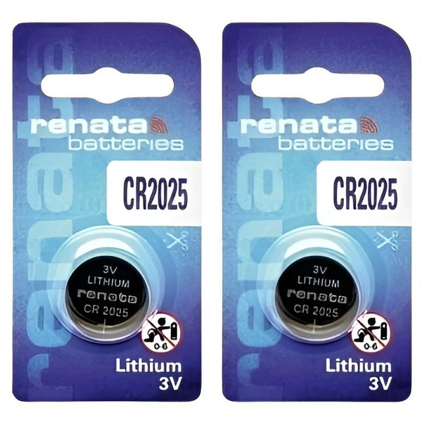 Батарейка Renata, 2 шт, (CR2025), арт. А24280 купить на OZON по низкой ...