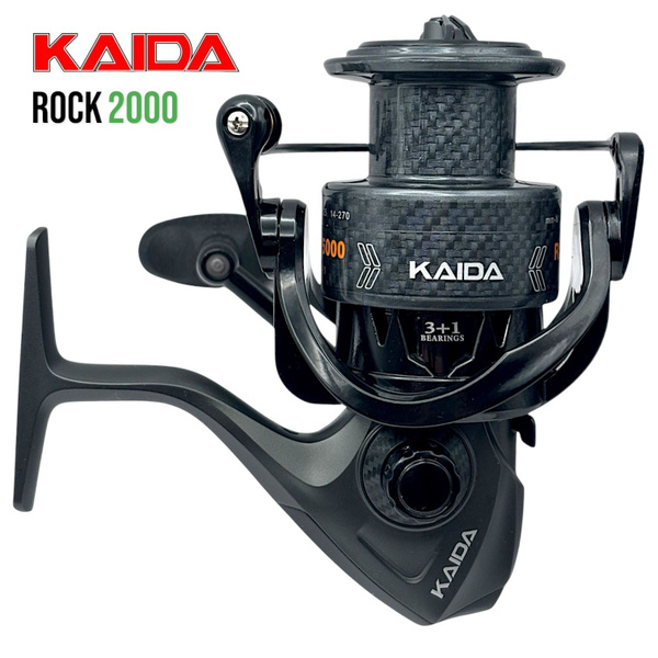 Катушка KAIDA Rock, Безынерционная, 2000, Передний фрикцион купить c доставкой на OZON по низкой ...